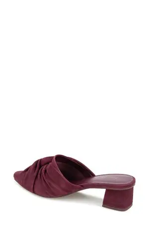 Splendid Lanis Block Heel Mule - Dark Plum