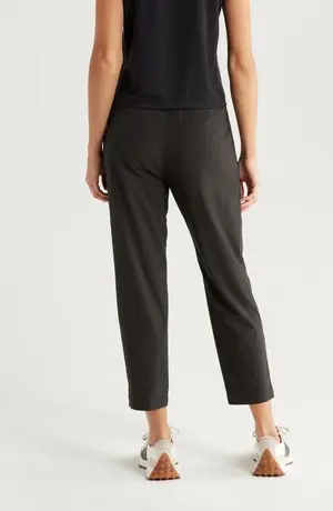FREE FLY Breeze Drift Drawstring Crop Pants - Black
