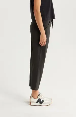 FREE FLY Breeze Drift Drawstring Crop Pants - Black