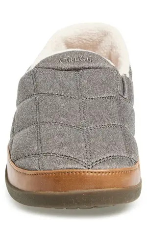 Olukai Puku'i Quilted Slippers - Ash/ash