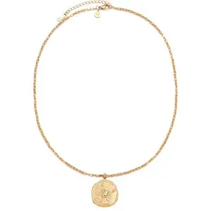PETIT MOMENTS Horoscope Charm Pendant Necklace - Goldcorpio