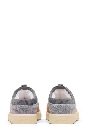 Sorel Byways™ Faux Fur Lined Mule Slipper - Quarry/tawny Buff