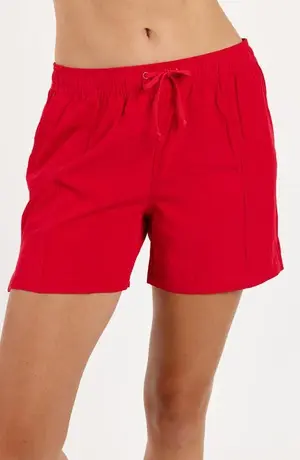 CALYPSA 4" Board Shorts - Red
