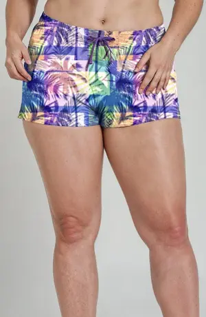 CALYPSA Board Shorts With Upf 50+ Sun Protection - Palm Beach