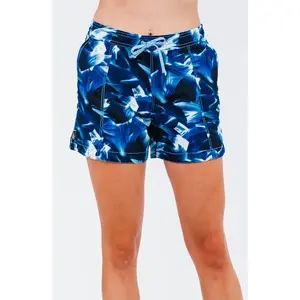 CALYPSA 4" Board Shorts - Navy Wave