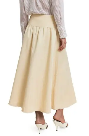 Mango Fiona Fray Hem Skirt