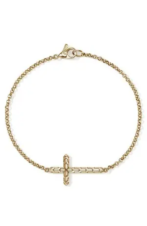 John Hardy Jh Essential Cross Bracelet - Gold