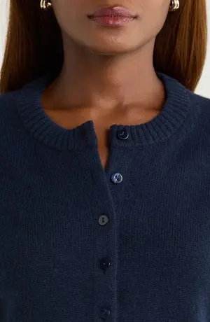 REFORMATION Cashmere And Wool Blend Cropped Cardigan
