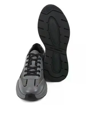 Karl Lagerfeld Mesh-panelled Chunky Sneakers - Grey