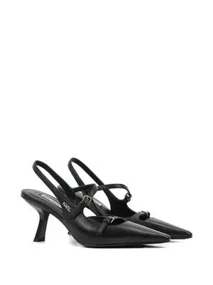 Karl Lagerfeld Slingback Buckle Pumps