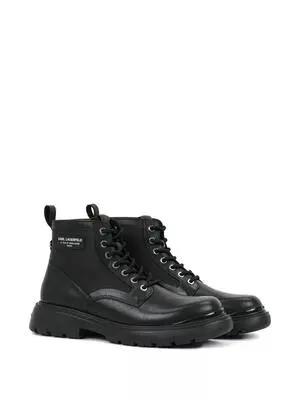 Karl Lagerfeld Lace-up Platform Boots