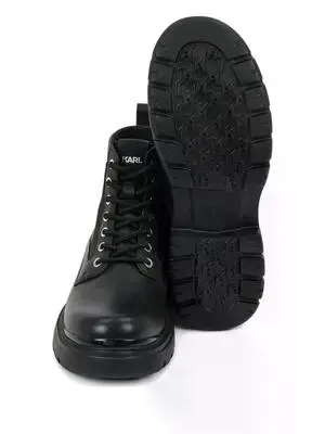 Karl Lagerfeld Lace-up Platform Boots