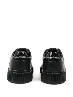 Karl Lagerfeld Embossed Logo Platform Sneakers