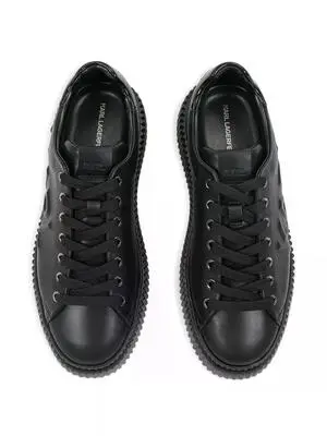 Karl Lagerfeld Embossed Logo Platform Sneakers