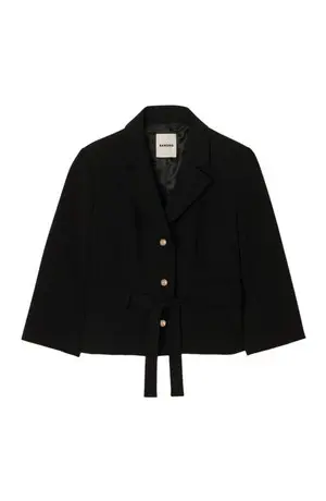 Sandro Tailored Belted Jacket