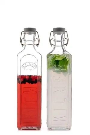 KILNER Swing Top Glass Bottle