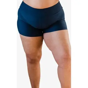 CALYPSA Plus Size Swim Shorts Navy