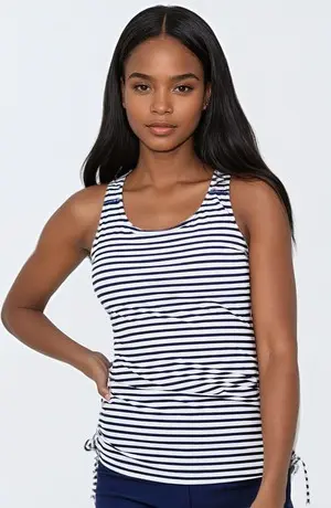 CALYPSA Maya Tankini Swim Top With Removable Cups - Sunshine Sails