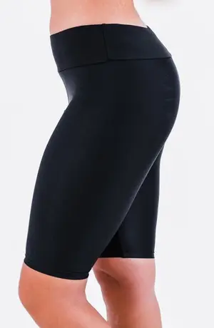 CALYPSA Long Bike Swim Shorts - Black