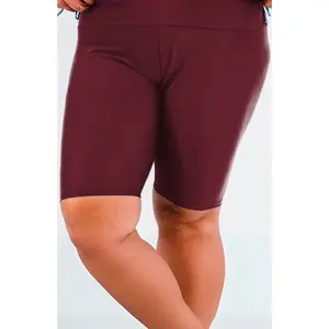 CALYPSA Long Bike Swim Shorts - Wine