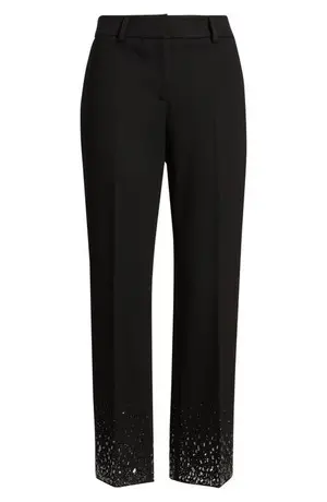 Anne Klein Crop Flare Trousers - Anne Black