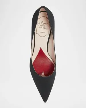 ROGER VIVIER Marlene Strass-heel Stiletto Pumps - Nero