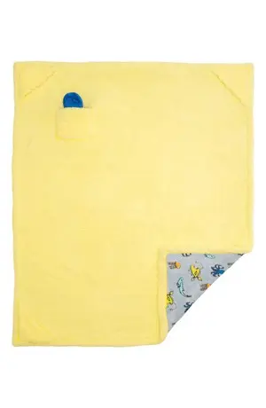 MIMISH Glow In The Dark Print Reversible Fleece Baby Blanket