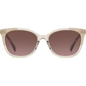Kate Spade New York Seline 54mm Rectangular Sunglasses Grey/pink