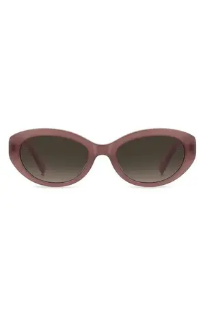 Kate Spade New York Caeley 52mm Oval Sunglasses - Brown/brown Sf
