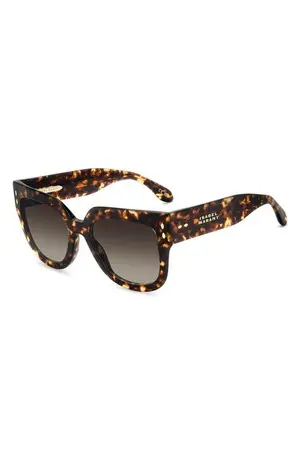 Isabel Marant 53mm Square Sunglasses - Havana/brown Sf