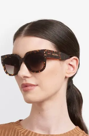 Isabel Marant 53mm Square Sunglasses - Havana/brown Sf