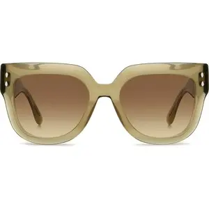 Isabel Marant 53mm Square Sunglasses - Khaki/brown Ochra