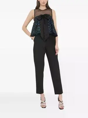 CUSTOMMADE Bow-embellished Sleeveless Blouse