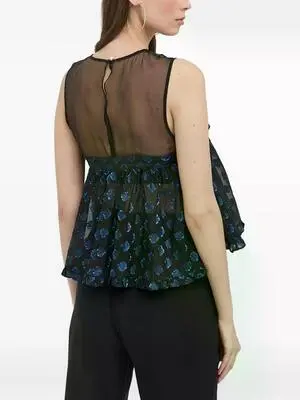 CUSTOMMADE Bow-embellished Sleeveless Blouse