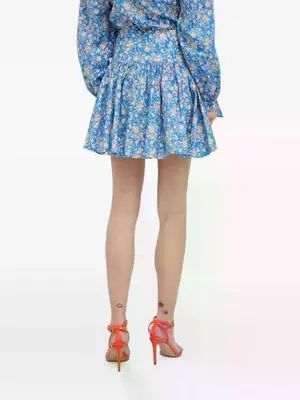 CUSTOMMADE Floral-print Ruffled Skirt