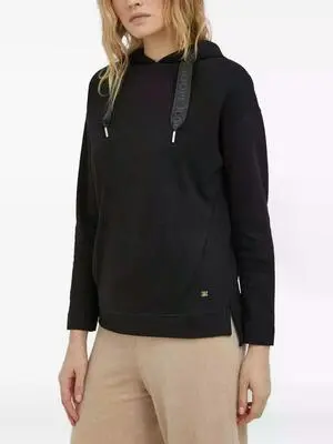 JOOP! Side-split Hooded Top - Black