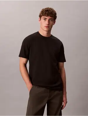 Calvin Klein Tech Pique T-shirt - Black