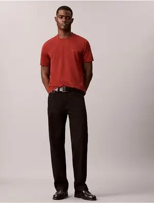 Calvin Klein Tech Pique T-shirt - Fired Brick