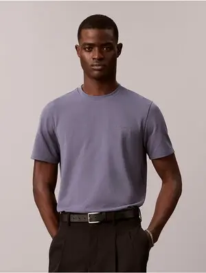Calvin Klein Tech Pique T-shirt - Grisaille