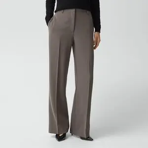 Theory Straight Pant In Admiral Crepe - Slate