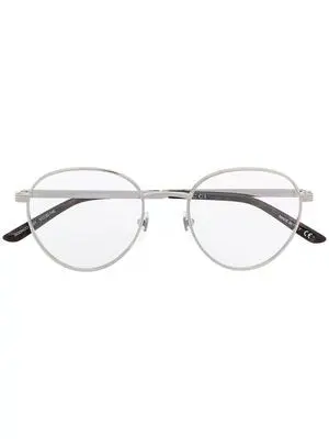 Gucci Round-Frame Glasses Silver