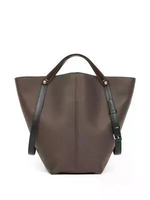 MAISON MARGIELA Medium Leather Dual-strap Tote Bag - Brown