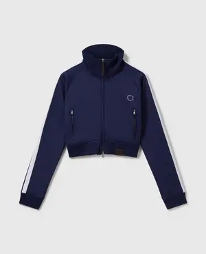 Stella McCartney High-neck Double Stripe Track Jacket