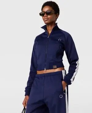Stella McCartney High-neck Double Stripe Track Jacket