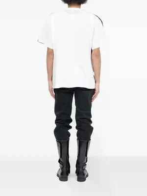 MAISON MARGIELA Tag-print T-shirt - Black