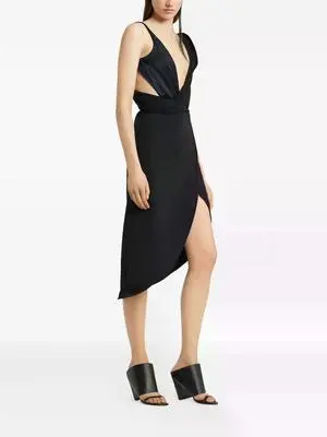 COURREGES Asymmetrical Crepe Dress
