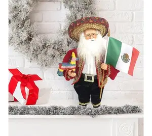 SANTA'S WORKSHOP 15' Mexico Santa - One-color