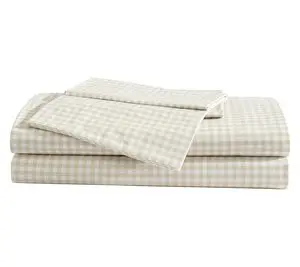 Eddie Bauer Little Gingham White-beige King She Et Set - One-color