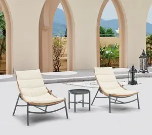 MANHATTAN COMFORT 3-piece Sunset Patio Conversation Set