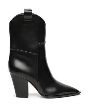 Santoni Leather Ankle Boot